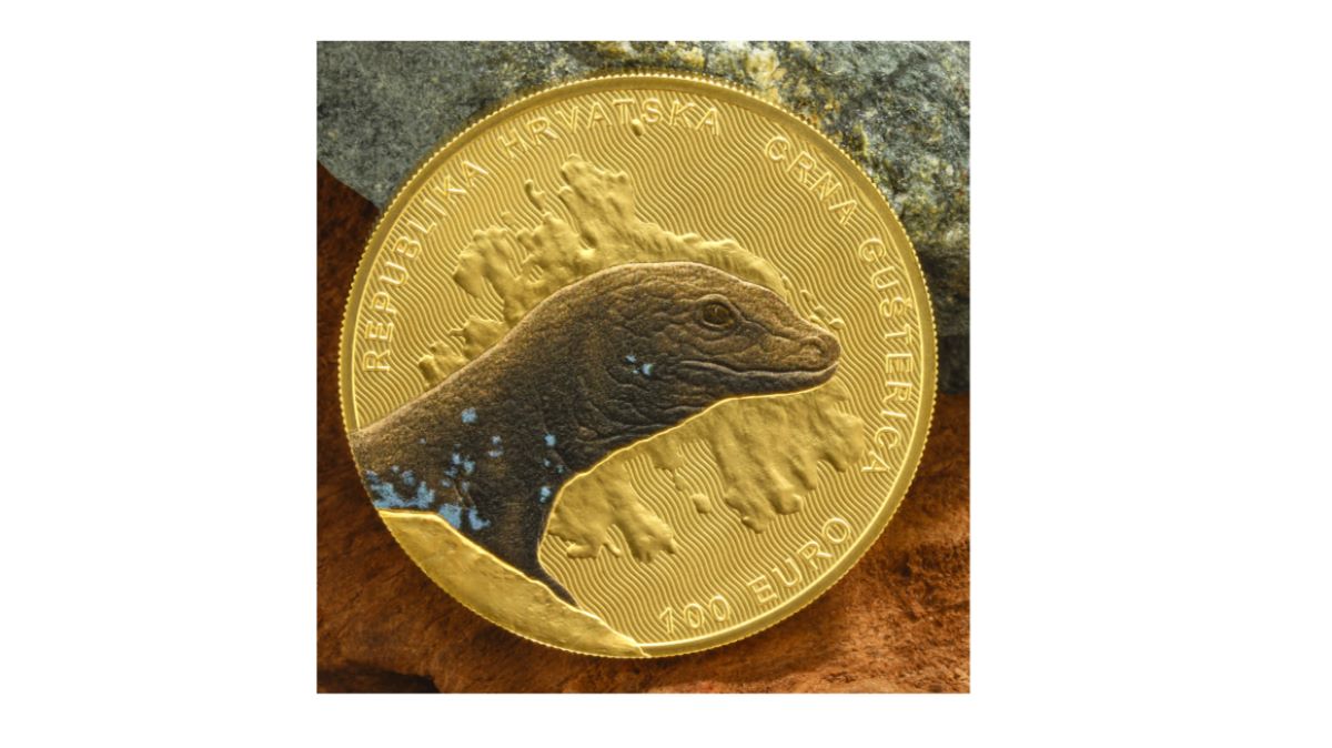 HNB izdaje zlatne i srebrne kovanice s motivima crne gušterice ...