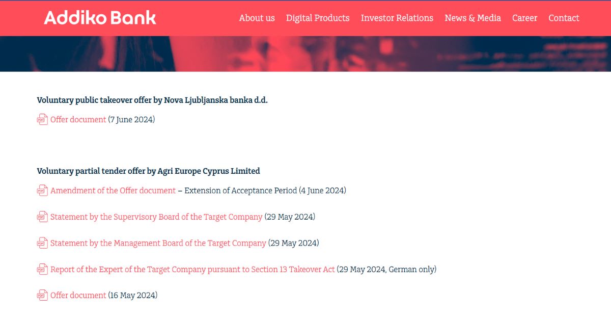 Preuzimanje Addiko banke: Analitičari daju prednost NLB-u, ali druga ...