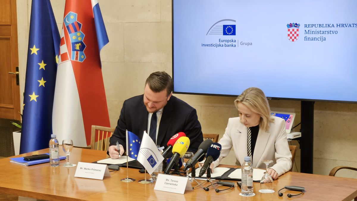 EIB Hrvatskoj u 2024. odobrio rekordnih 1,24 milijarde eura | Financije.hr