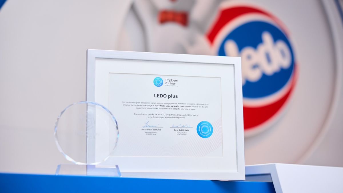 Ledo plus stekao certifikat Poslodavaca Partnera u Hrvatskoj | Financije.hr